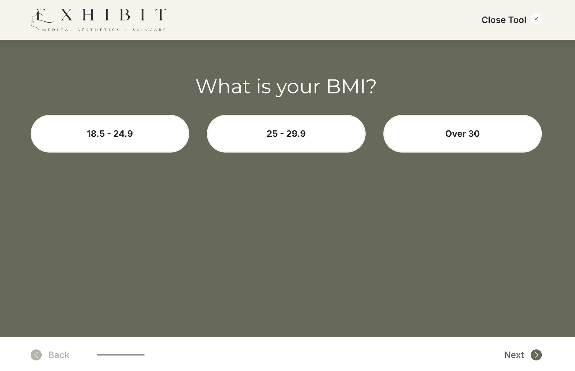 Wellness Planning Tool - Exhibit Medical Aesthetics